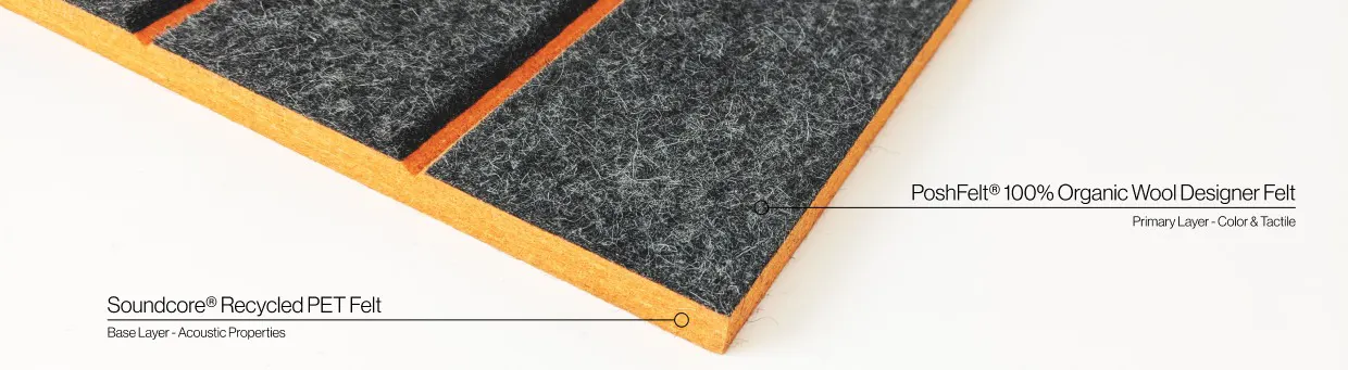 Felt Ceiling Panels - Felt Tiles Wall - Acoustic Felt Roll | CSI Creative